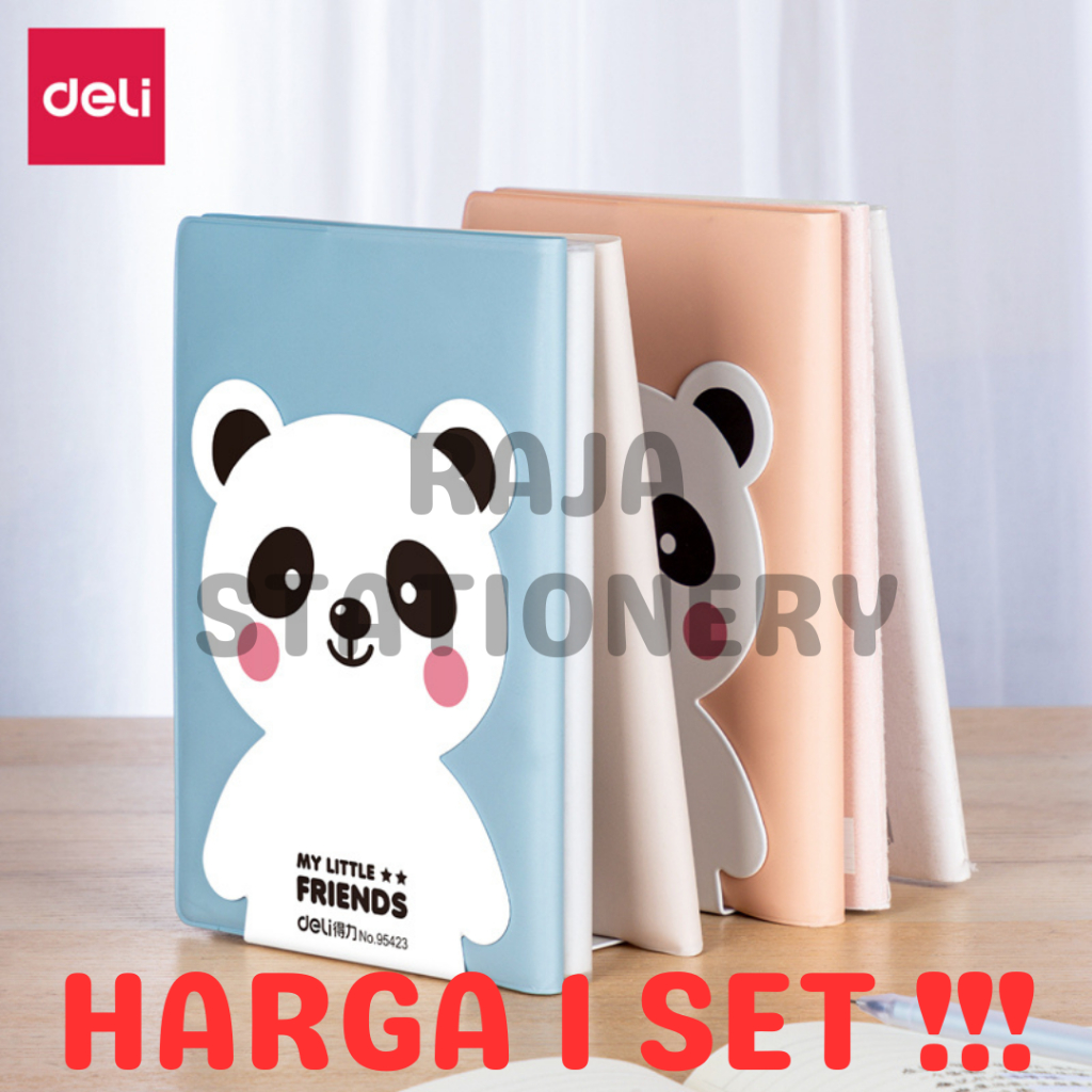 Jual Deli Book End BESI / Penyangga Sandaran Penahan Pembatas Buku ...