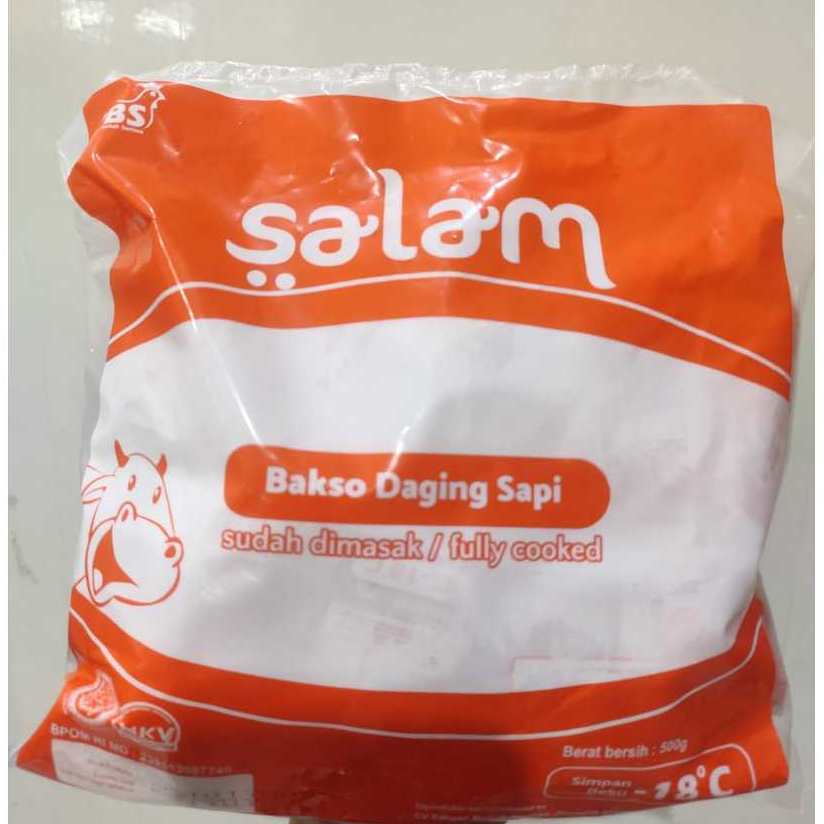 Jual Salam Bakso Sapi/Baso Daging Sapi/Meatball 500 Gram | Shopee Indonesia