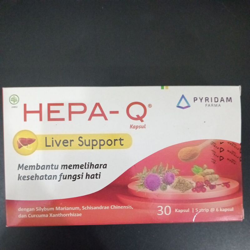 Jual Hepa - Q / Memelihara Fungsi Hati / Box / 5 Strip @ 6 Kapsul ...