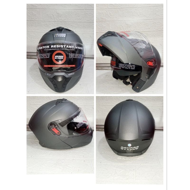 Jual HELM STUDDS MODULAR SOLID ORIGINAL | HELM FULL FACE | Shopee Indonesia