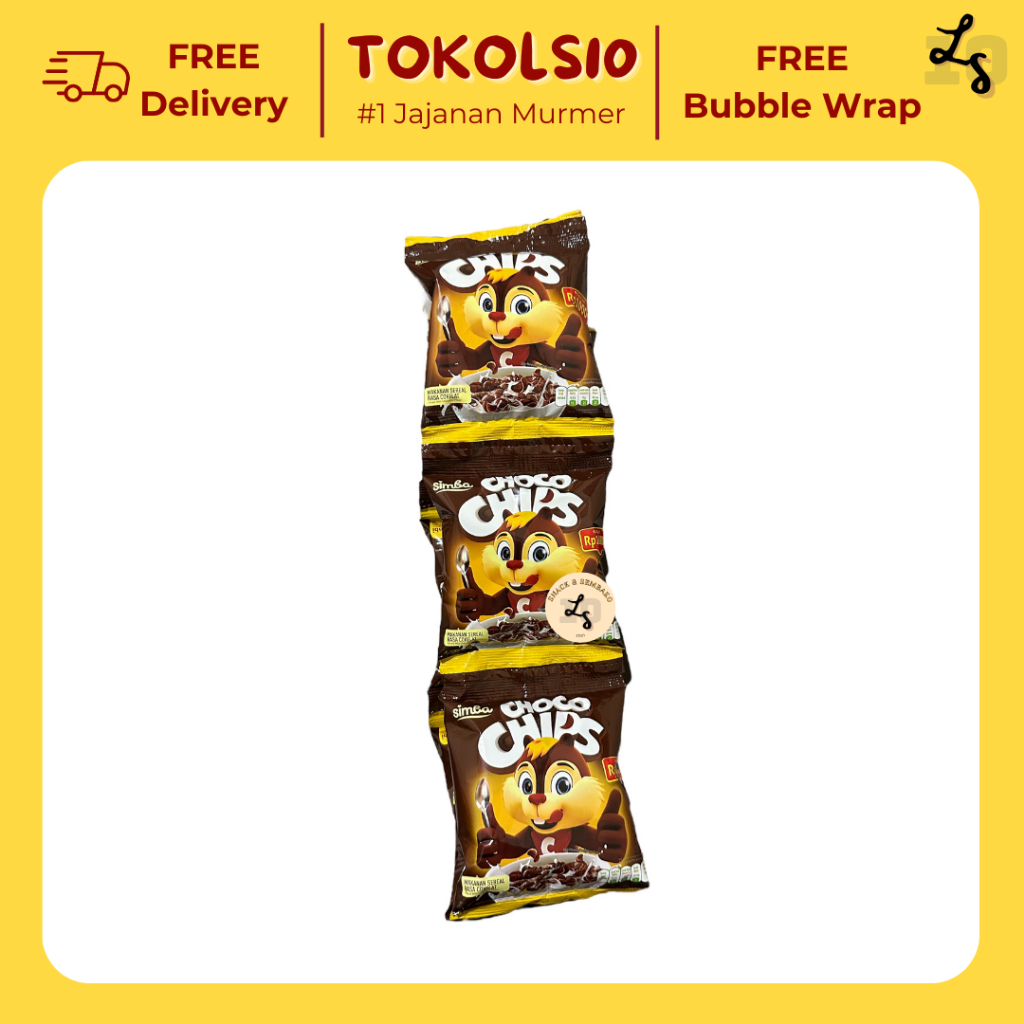 Jual Simba Choco Chips 500 1 Renceng Isi 10 pcs @6gr | Shopee Indonesia