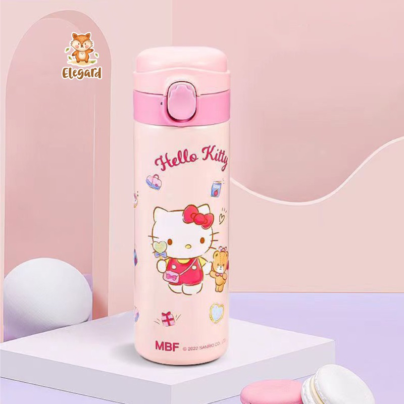 Jual Botol minum anak/ thermos stainless anak/ botol minum stainless motif Hellokitty/Kuromi ...
