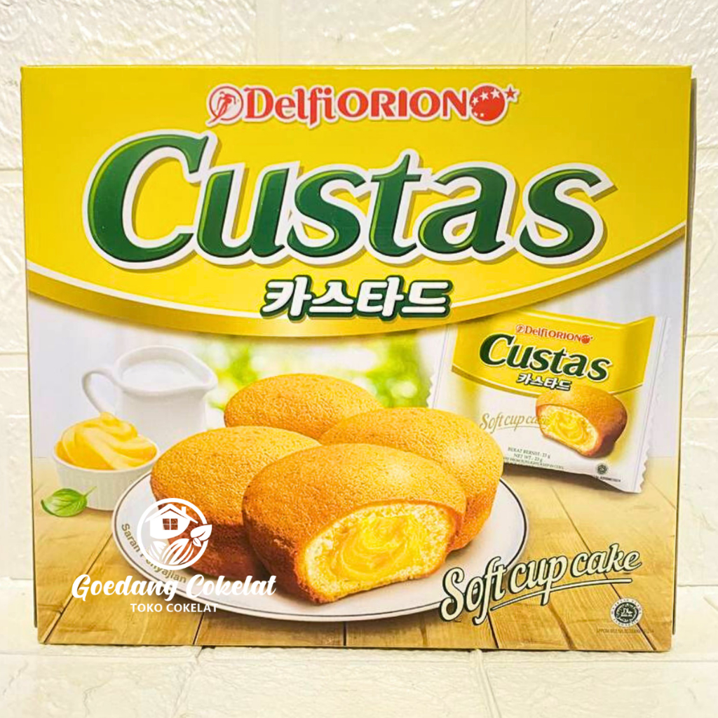 Jual Delfi Orion Custas Soft Cup Cake 12P - 276gr ( 12 pcs x 23 gr ...