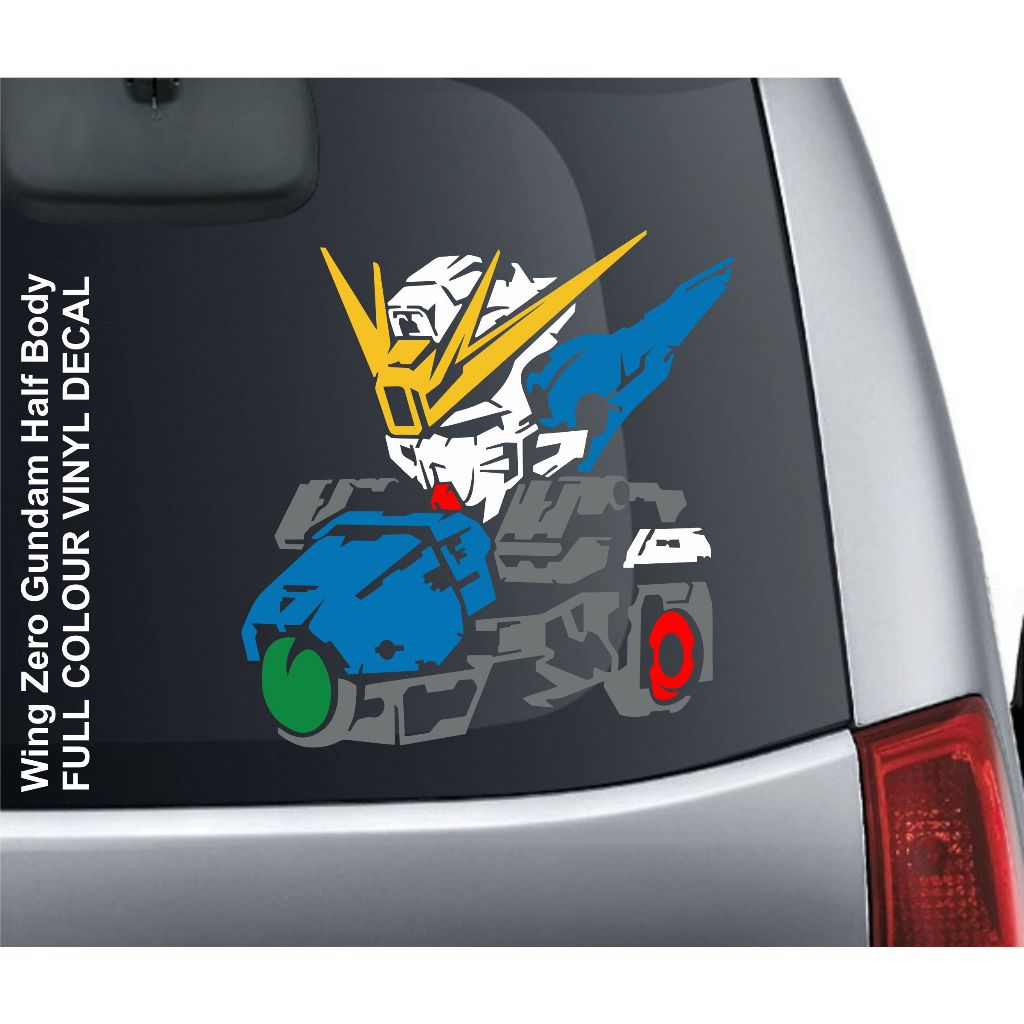 Jual Sticker Cutting Wing Zero Gundam Half Body | Shopee Indonesia