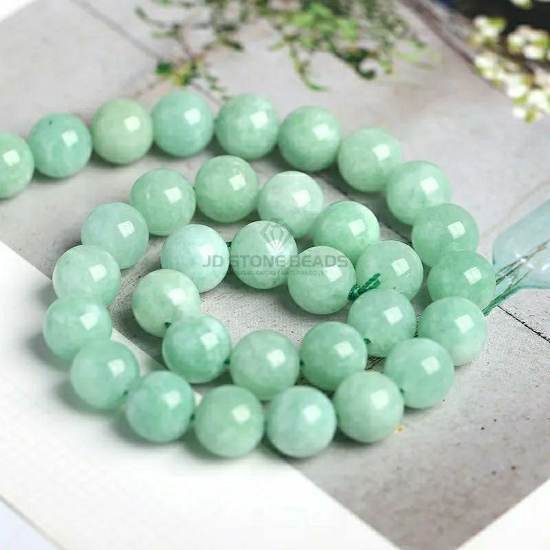 Jual Batu Jade Giok Hijau Burma 6mm 8mm 10mm | Shopee Indonesia