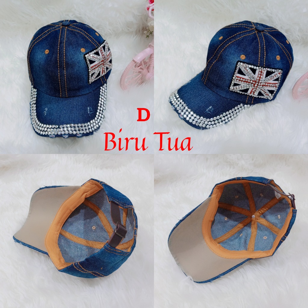 Jual Topi Baseball Fashion Motek Blink/Topi jeans import/Topi zumba ...