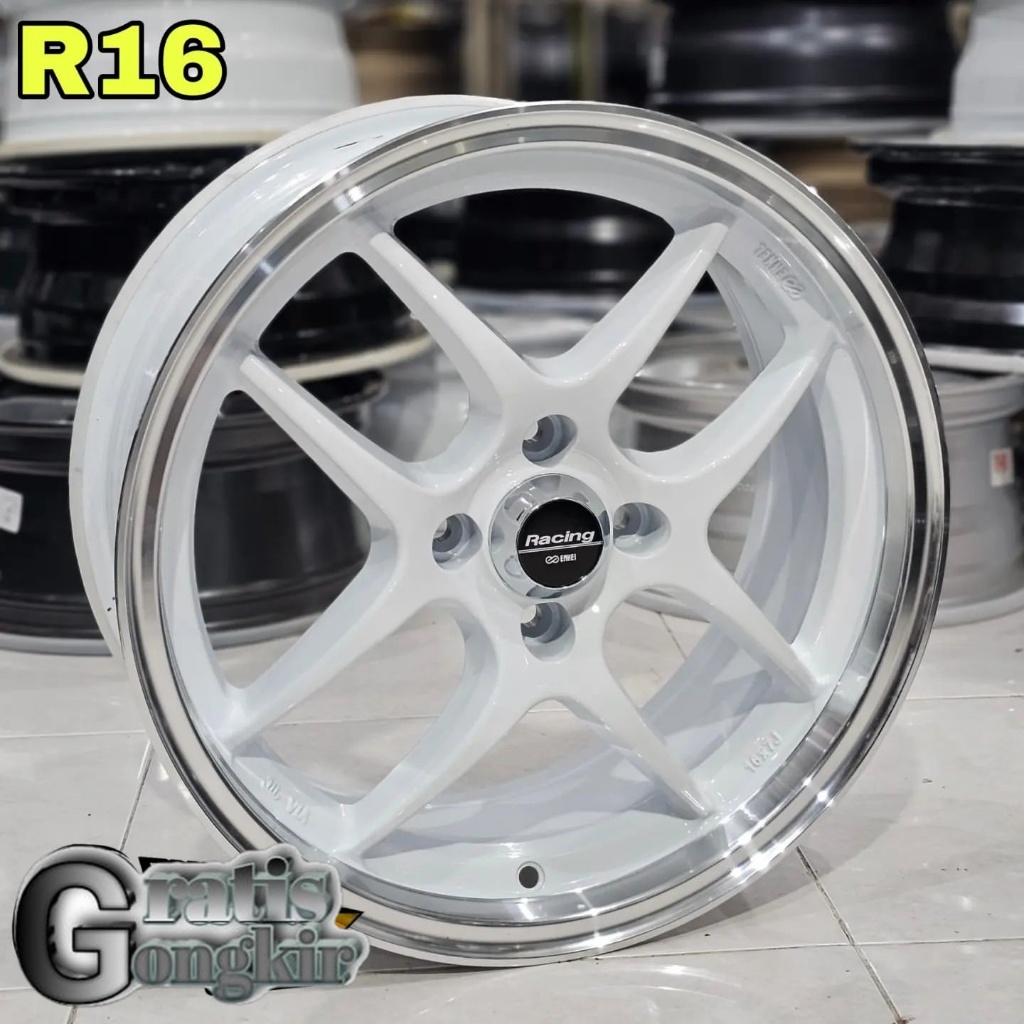 Jual velg mobil ring 16 Enkei Tuning baut 4x100 velg r16 mobilio yaris jazz freed brio dll ...