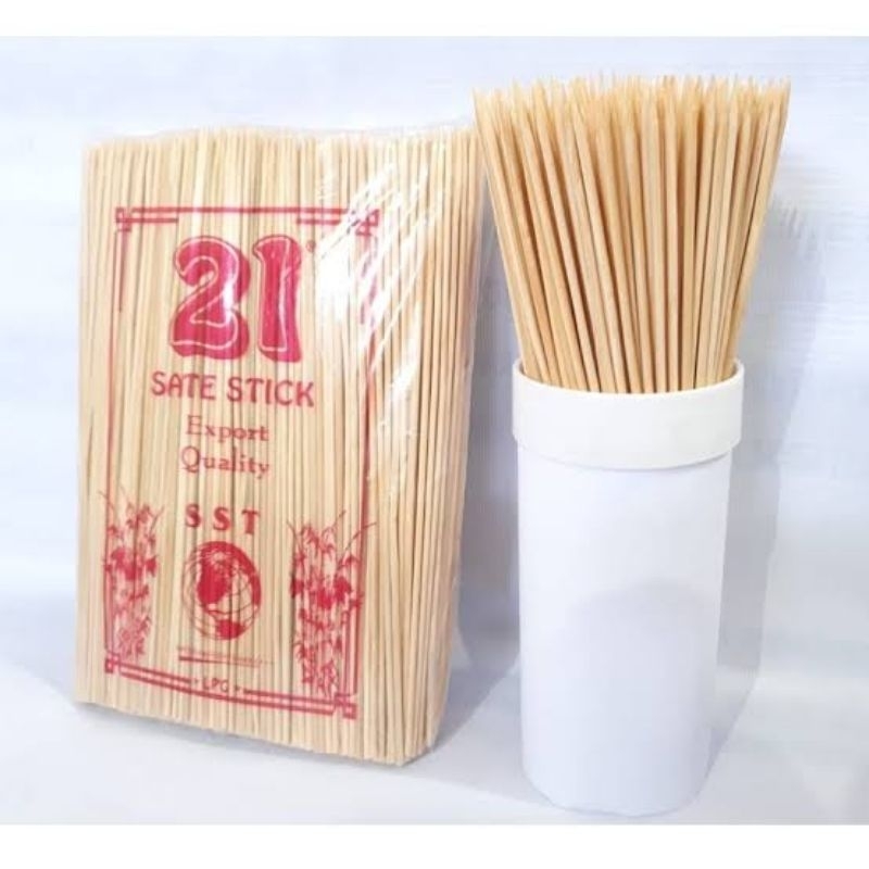 Jual Tusuk Sate Stick 500g uk 20cm | Shopee Indonesia