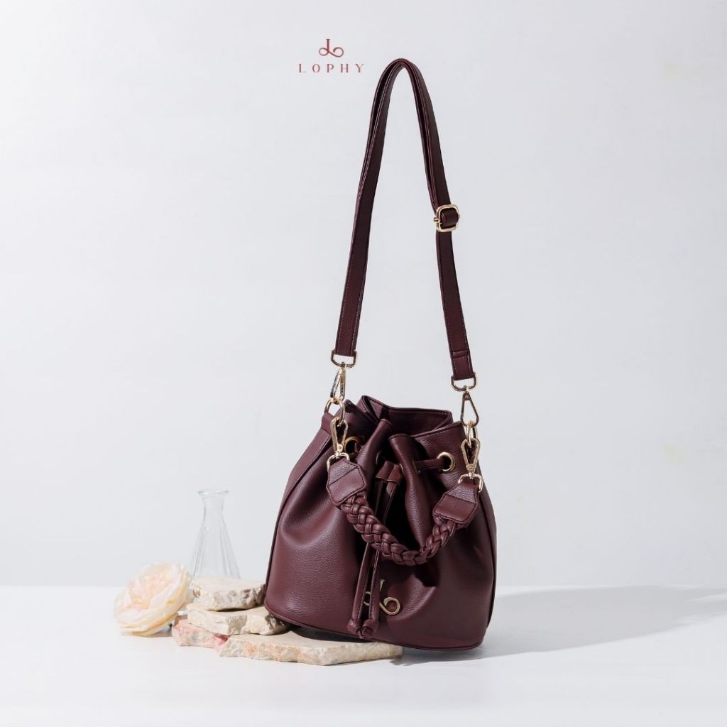 Jual Lophy Bag Tas Wanita Bucket Bag Sling Bag Tas Selempang Wanita ...