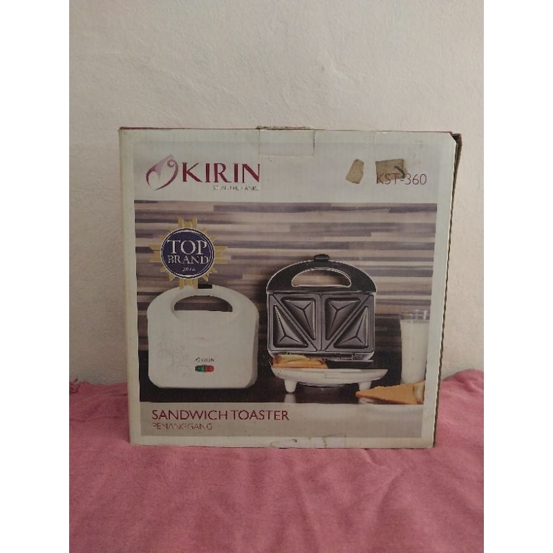 Jual Kirin Sandwich Toaster KST-360 Pemanggang Roti Sandwich | Shopee ...