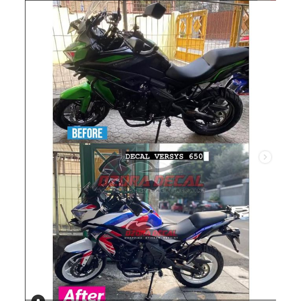 Jual Stiker Decal Premium Motor Kawasaki Versys 250 650 | Sticker ...
