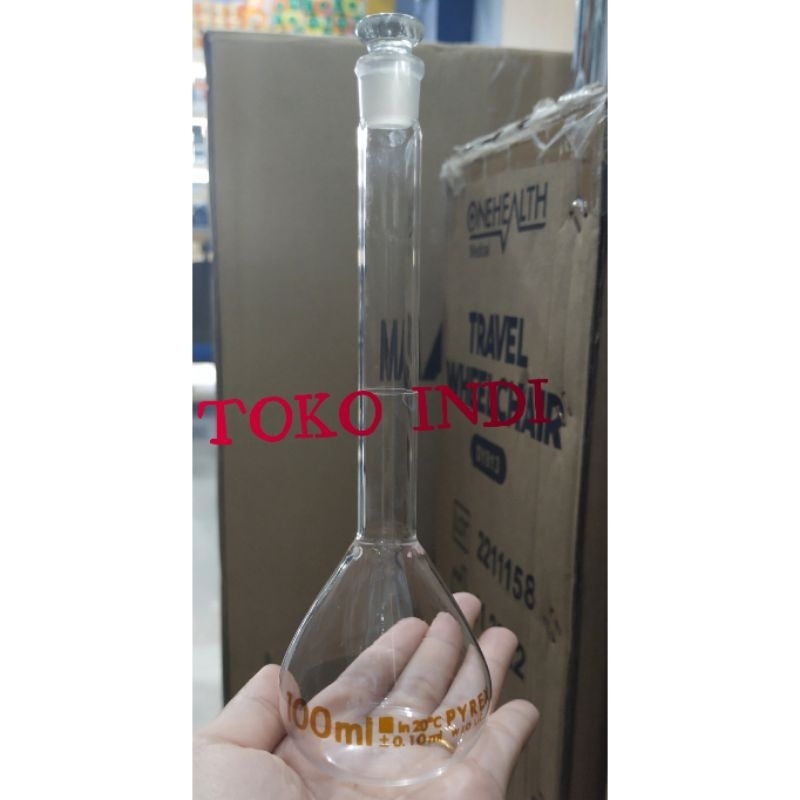 Jual Labu Ukur 100 ml Pyrex / Labu Ukur Pyrex / Labu Ukur 100ml | Shopee Indonesia