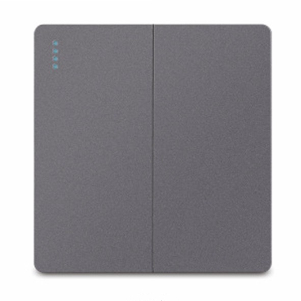 Jual Saklar Dinding Soket 5 PREMIUM GRAY Brushed 1/2/3 Gang 1 Way Stop ...