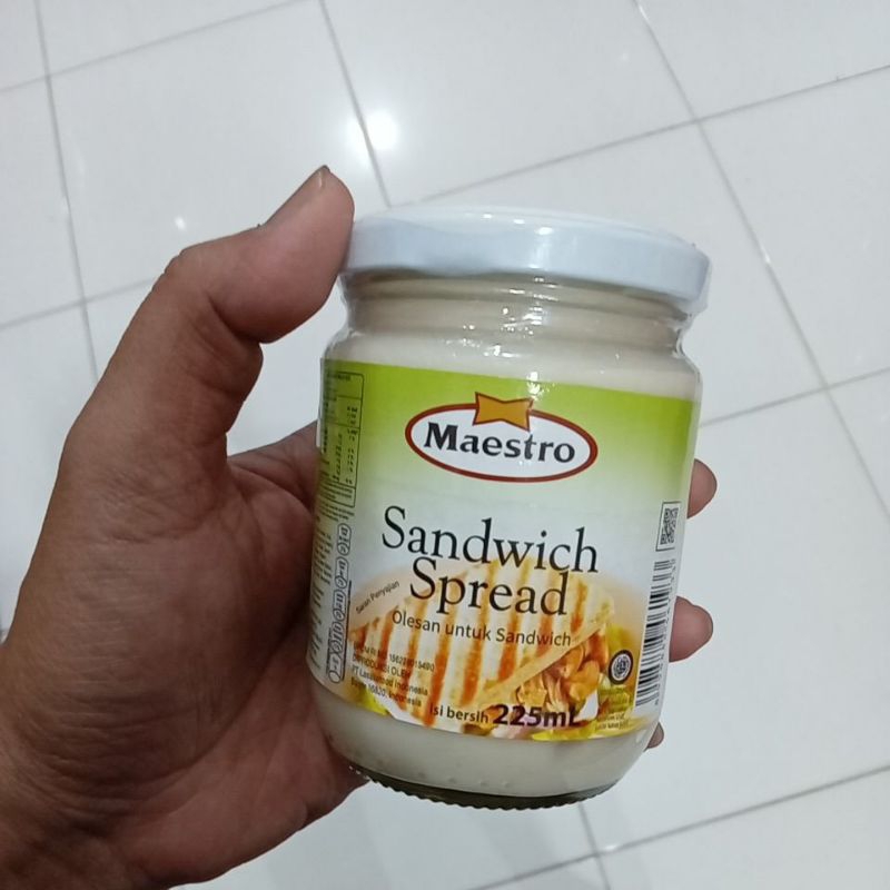 Jual Mahbubah - Maestro 225 ml Sandwich Spread Botol Kaca | Shopee ...