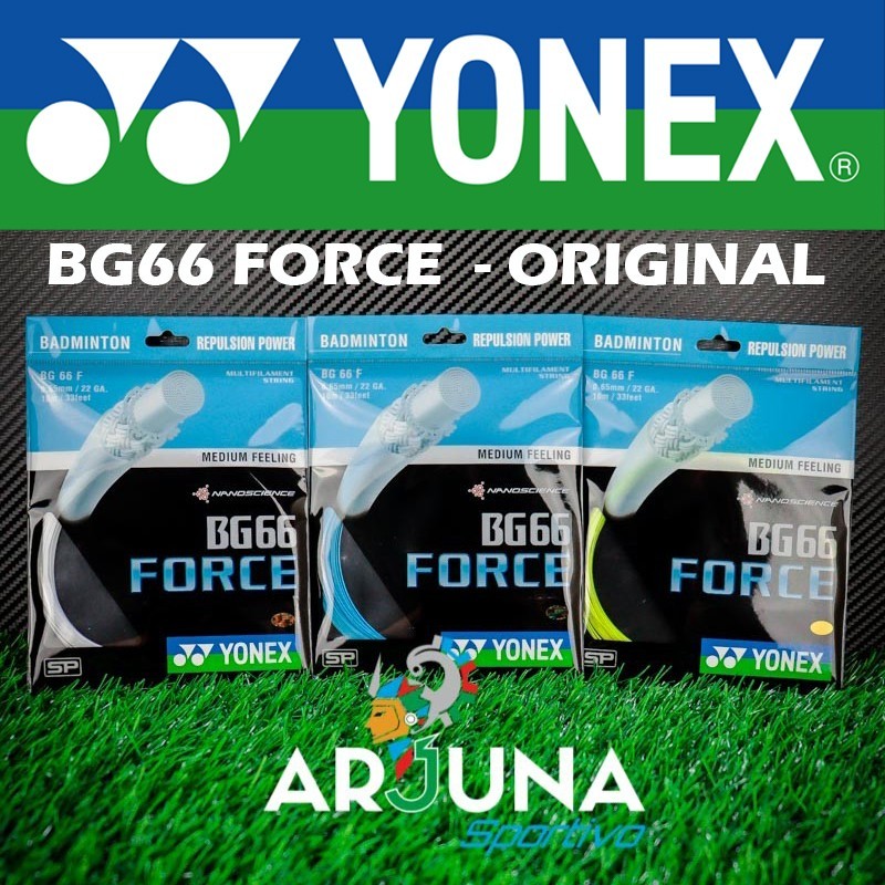 Jual YONEX BADMINTON STRING | BG66 FORCE | SENAR RAKET ORIGINAL ...