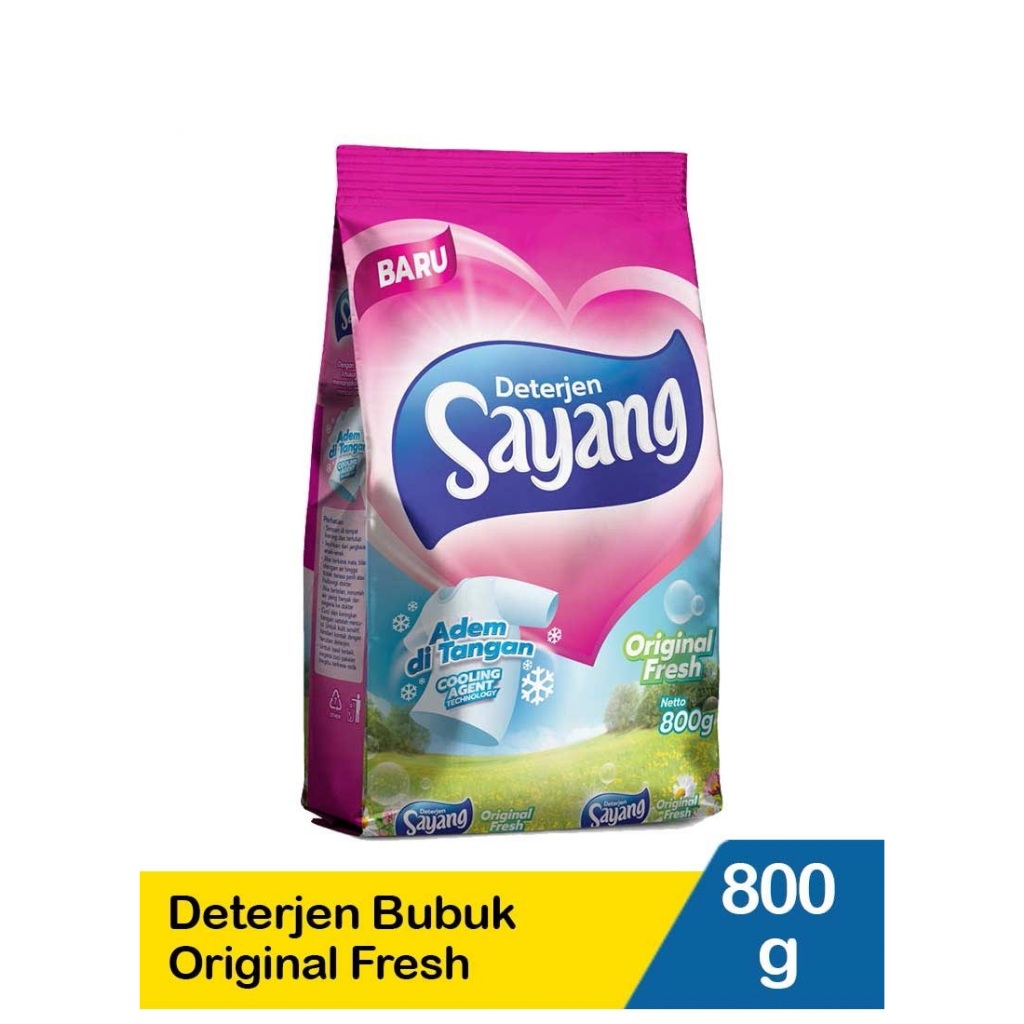 Jual Sayang Deterjen Powder Original Fresh 800g | Shopee Indonesia
