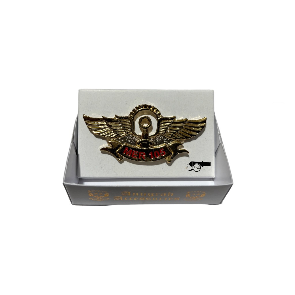 Jual brevet wing pin mer 105 armed tni ad | Shopee Indonesia