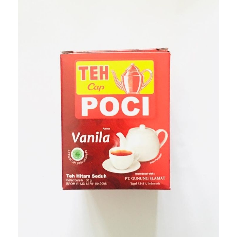 Jual teh poci vanila tubruk 50 gram | Shopee Indonesia