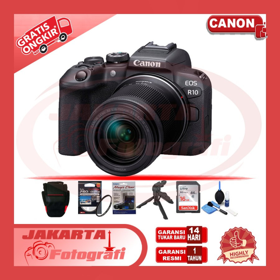 Jual Canon EOS R10 Kit 18-150mm IS STM Mirrorless Camera R 10 18-45mm ...