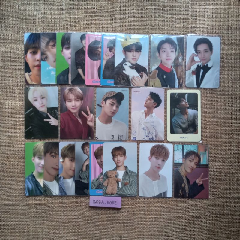 Jual (take all) Photocard PC Scoups SC Joshua JS Hoshi HS Woozi WZ Mingyu MG Dokyeom DK ...