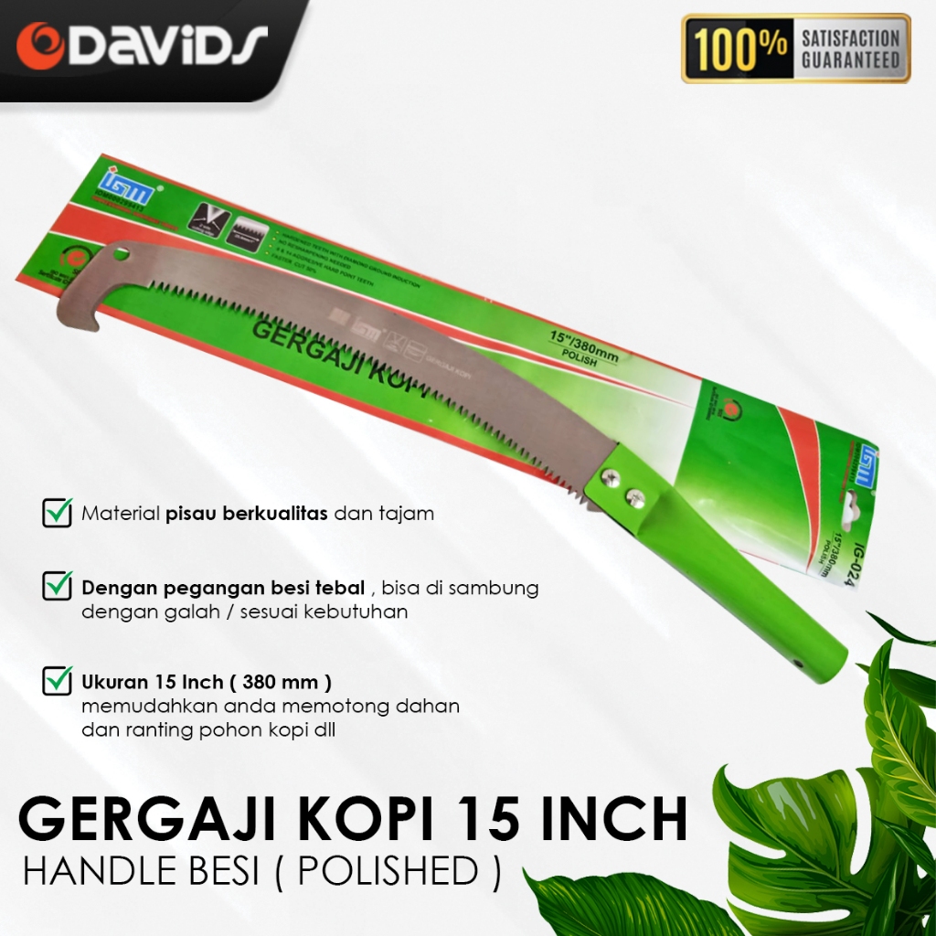 Jual Gergaji Dahan Pohon Ranting Graji Kopi Geraji Kayu 15 Inch Black | Shopee Indonesia