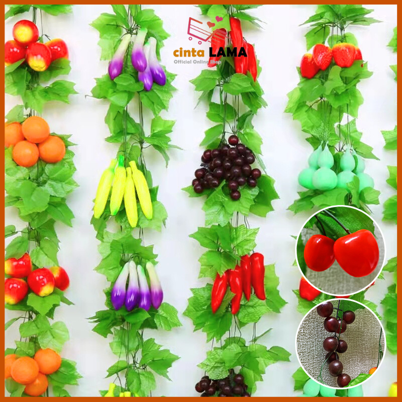 Jual Bunga Hias Plastik Tanaman Buah Rambat Artificial Ornamen Dekorasi ...
