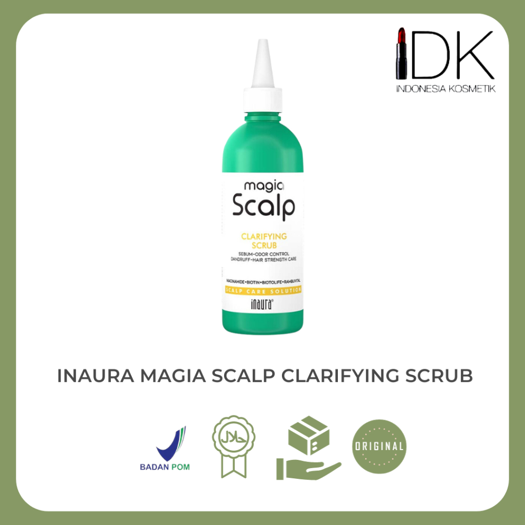 Jual Inaura Magia Scalp Clarifiying Scrub 250ml | Shopee Indonesia