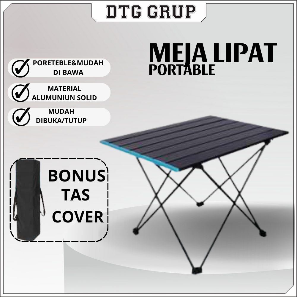 Jual HARGA TERMURAH!!! Meja Lipat Outdoor Aluminium Free Tas Meja Lipat ...