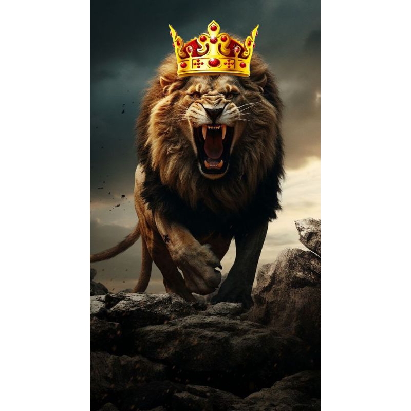 Jual Poster Cetak, SINGA RAJA HUTAN, Ukuran JUMBO, 70x100cm DAN ...