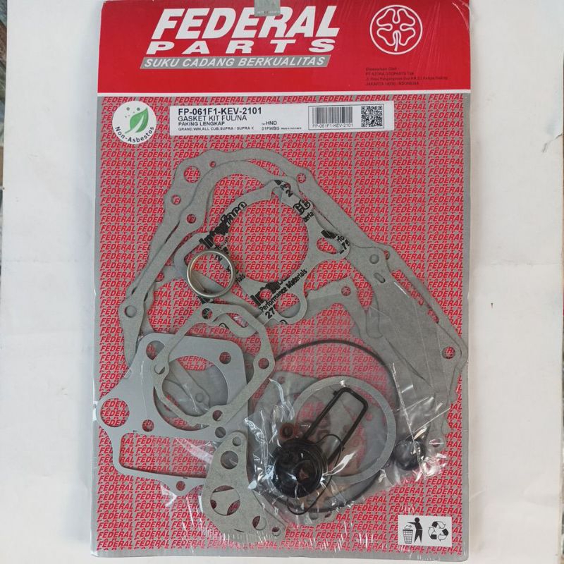 Jual Gasket Kit Paking Lengkap Supra, Supra X, Grand, Win Federal FP-061F1-KEV-2101 | Shopee ...