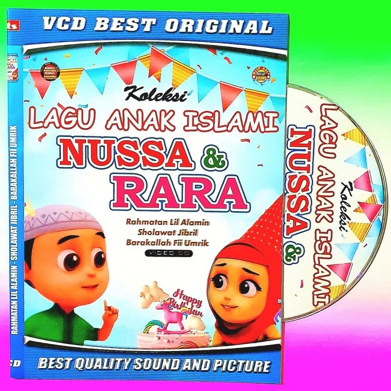 Jual KASET VCD LAGU RELIGI ANAK ANAK SOUNTRACK NUSSA RARA-KASET DVD LAGU ANAK ISLAMI-DVD LAGU ...