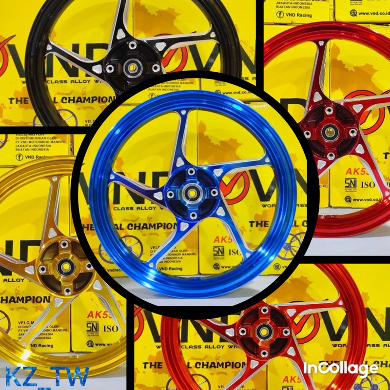 Jual VND VELG AK55 R14/R17 BEAT/VARIO 110/SCOOPY/GENIO/SPACY/VARIO 125/ ...