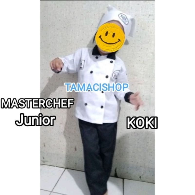 Jual Baju Master Chef Junior / koki chef anak Paud/TK/SD MasterChef Jr ...