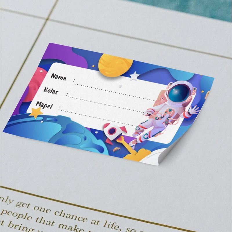 Jual STIKER MAPEL | STICKER MAPEL | LABEL BUKU MAPEL Isi 20 Pcs ...