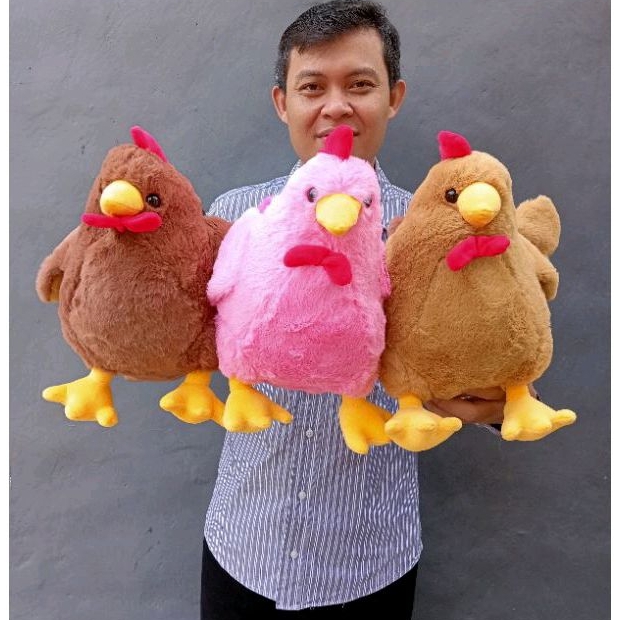Jual Boneka Ayam Chicken lucu imut Mainan anak SNI | Shopee Indonesia