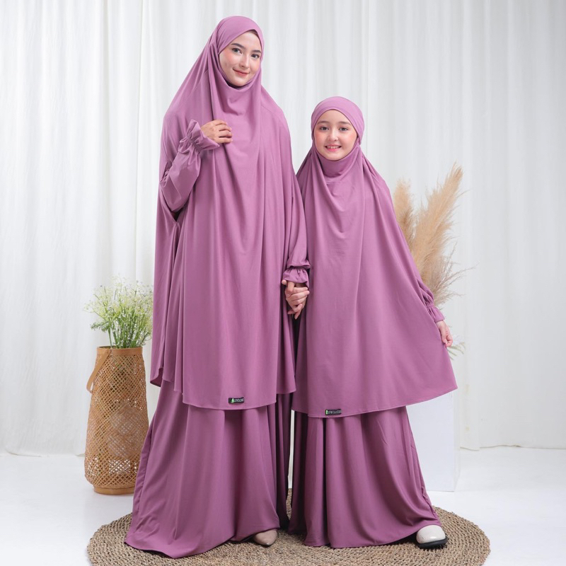 Jual Luthfia kids - Gamis Syar’i Set Mom and kids/FK Fatimah Set Mom ...