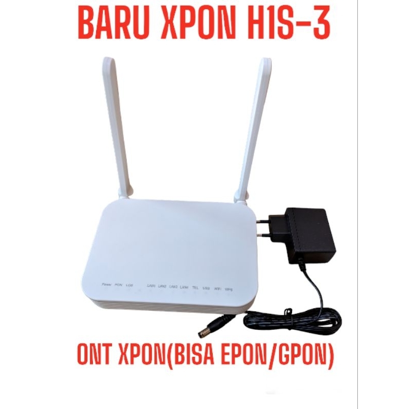 Jual BARU ONT ONU MODEM XPON HIS-3 HIS BISA EPON DAN GPON WIFI WIRELESS ...