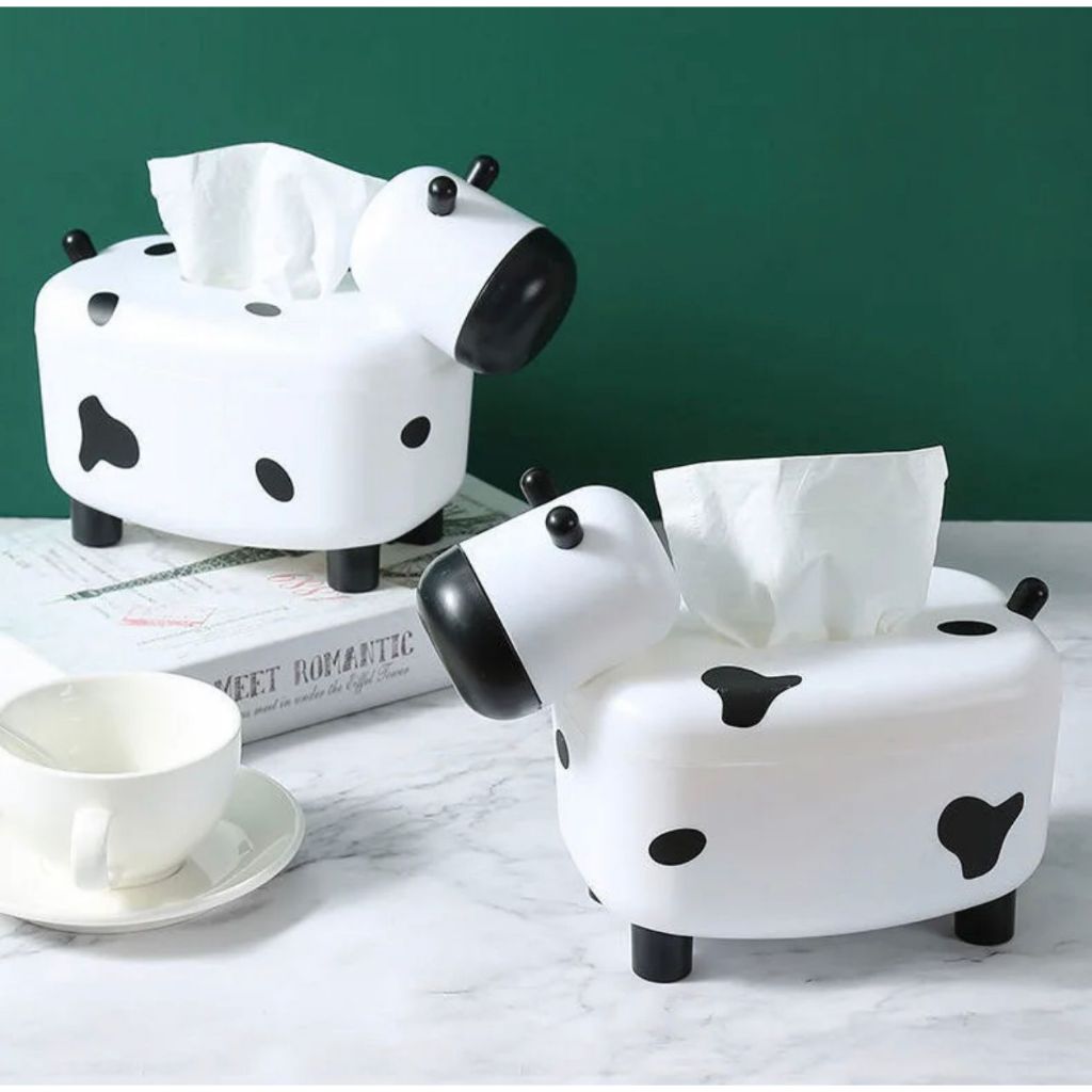 Jual Tempat Tissue Cow-K JP | Tempat Kotak Penyimpanan Tisu + Tusuk ...