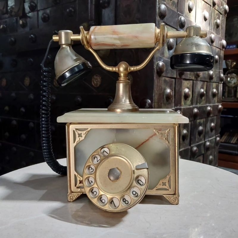 Jual Telepon Putar Marmer Vintage Tua Lawas | Shopee Indonesia