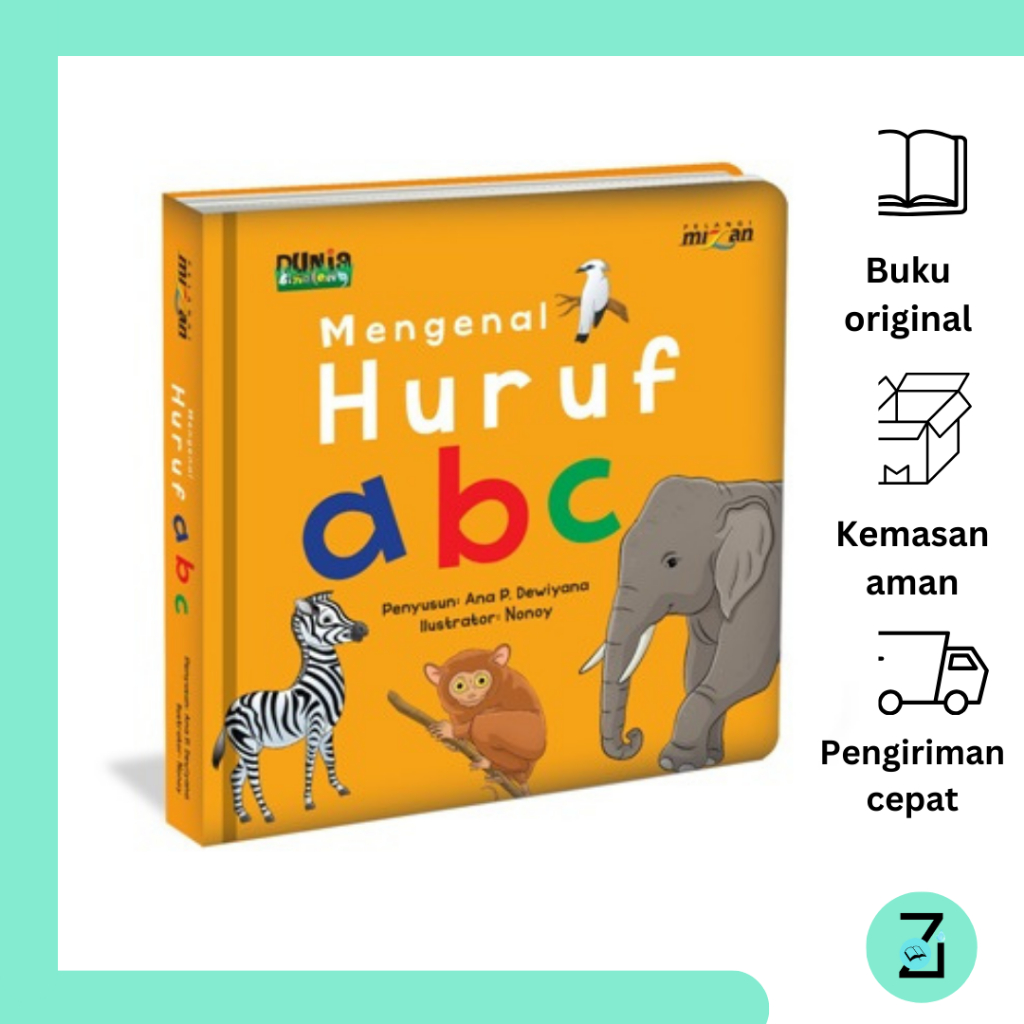 Jual SERI DUNIA BINATANG: MENGENAL HURUF ABC (BOARDBOOK) | Shopee Indonesia
