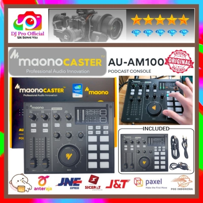 Jual Maono AU Am100 Caster AUAM100 MaonoCaster AM 100 Professional Mic ...