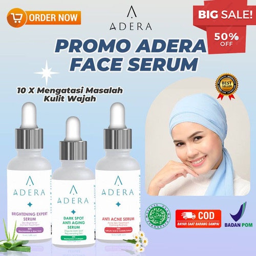 Jual ADERA FACE SERUM ORIGINAL 12ML | Shopee Indonesia
