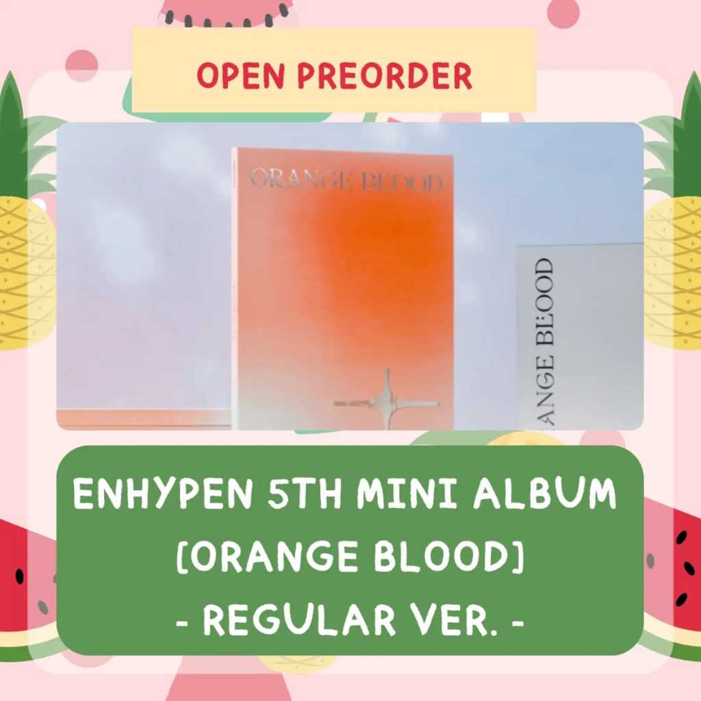 Jual [DOWN PAYMENT ONLY] OPEN PO ENHYPEN 5TH MINI ALBUM [ORANGE BLOOD] - WEVERSE | Shopee Indonesia