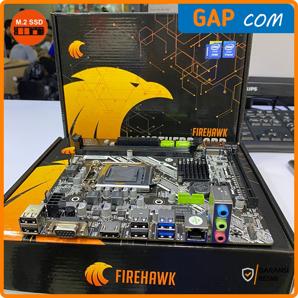 Jual Motherboard Firehawk H61 with NVMe M.2 Slot (Intel H61 DDR3 LGA ...