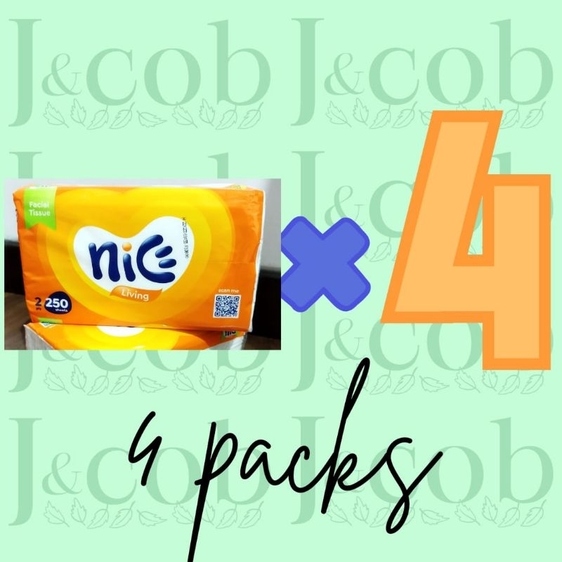 Jual Nice Tisu 250sheets (4pack)/ tisu murah | Shopee Indonesia