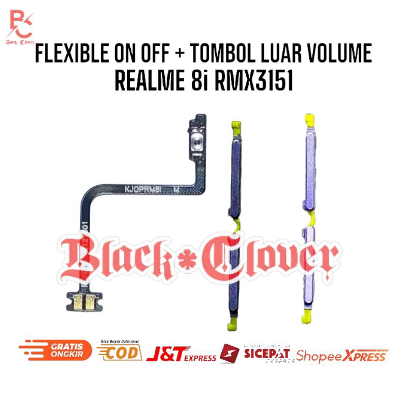 Jual Flexible Flexibel On Off + Tombol Luar Volume Realme 8i Fleksibel Fleksible Tombol Power On ...