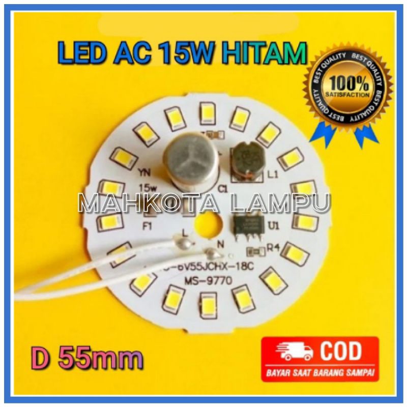 Jual PCB LAMPU LED AC 15W BM HITAM 220V | Shopee Indonesia