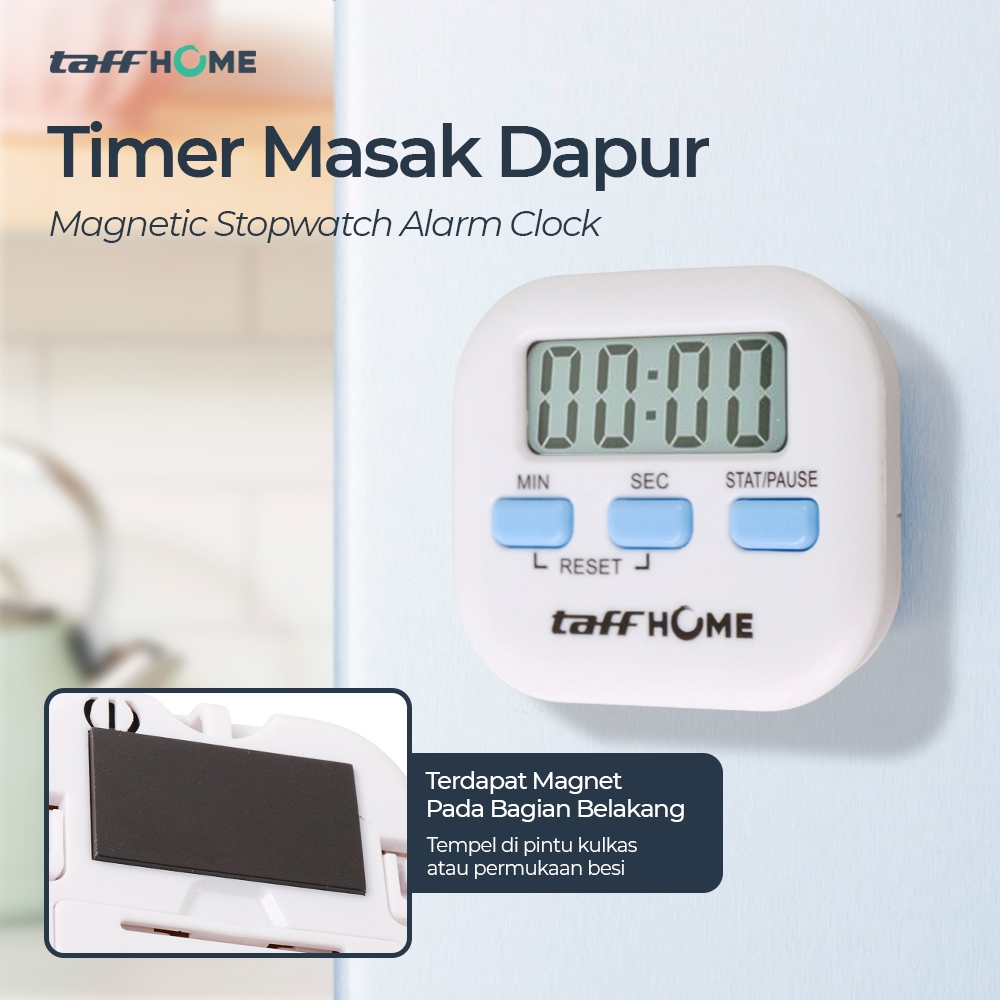 Jual Timer Masak Dapur Magnetic Stopwatch Alarm Clock - JS-113 | Shopee ...
