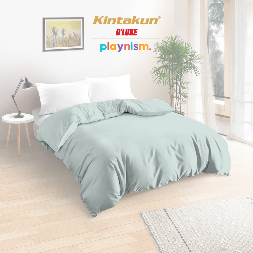 Jual Kintakun Selimut Tebal / Bed Cover Only Double 180 King Spa Blue ...