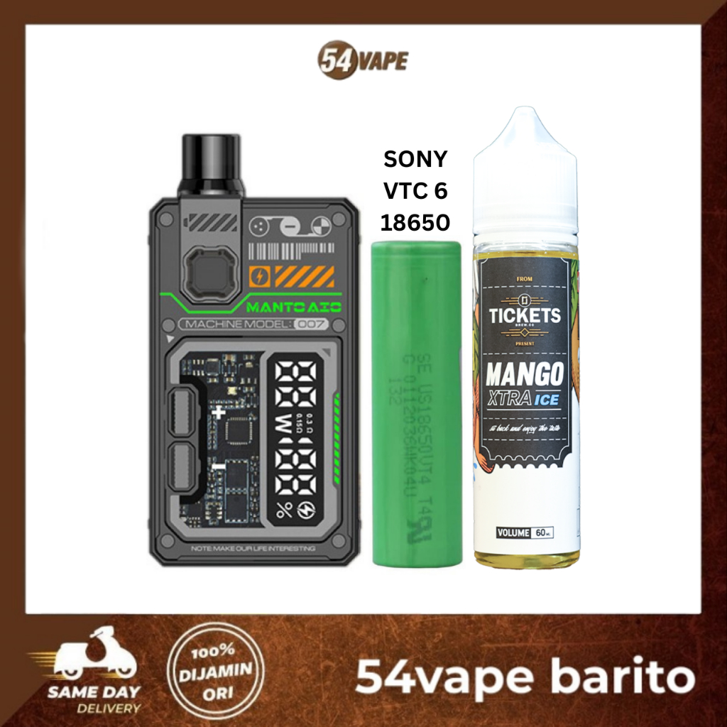 Jual Rincoe Manto AIO Plus 2 Kit 80w 3.5ml + Battery Sony VTC 6 18650 ...